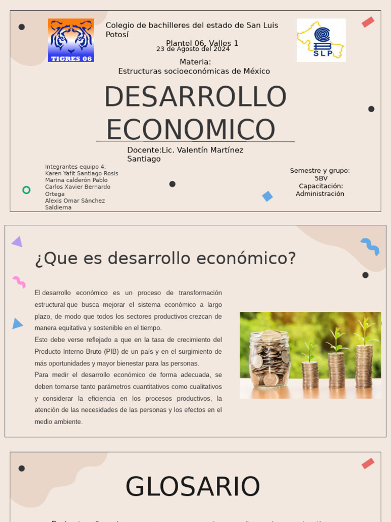 Desarrollo Economico | PDF