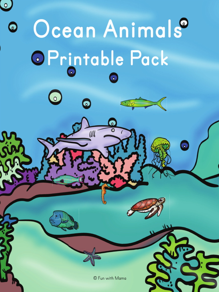 Ocean Animals Activity Book | PDF