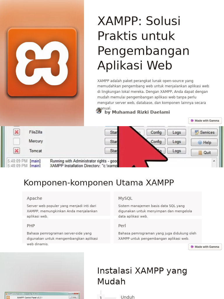 XAMPP Solusi Praktis Untuk Pengembangan Aplikasi Web | PDF
