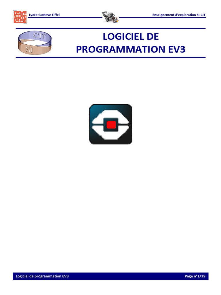 Logiciel EV3 | PDF