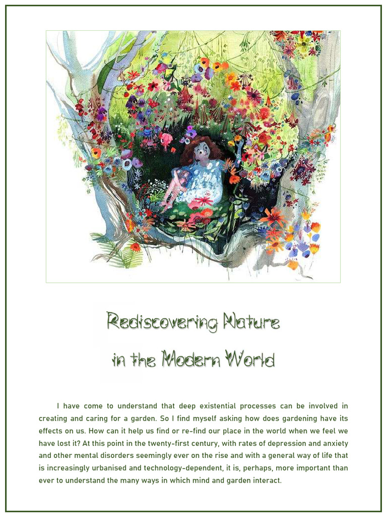 Rediscovering Nature in The Modern World | PDF | Nature | Rituals