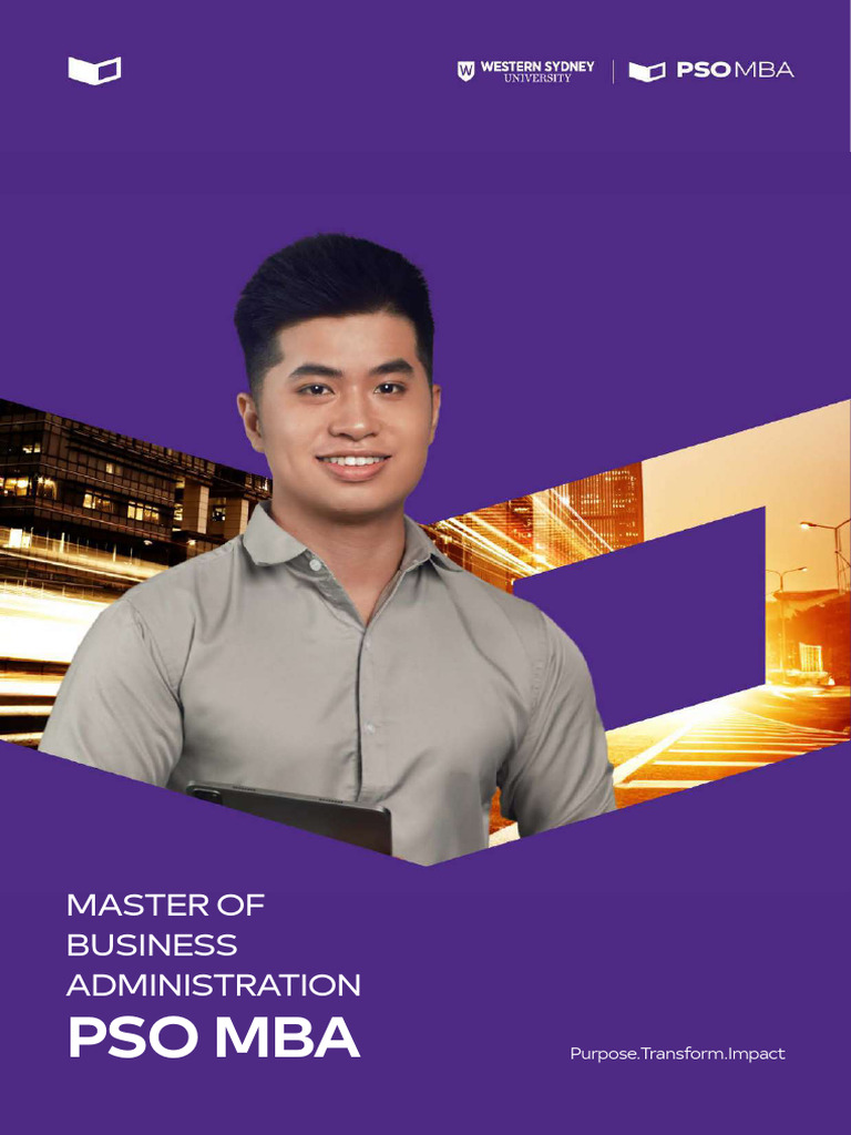 Brochure PSO MBA 2024 English | PDF