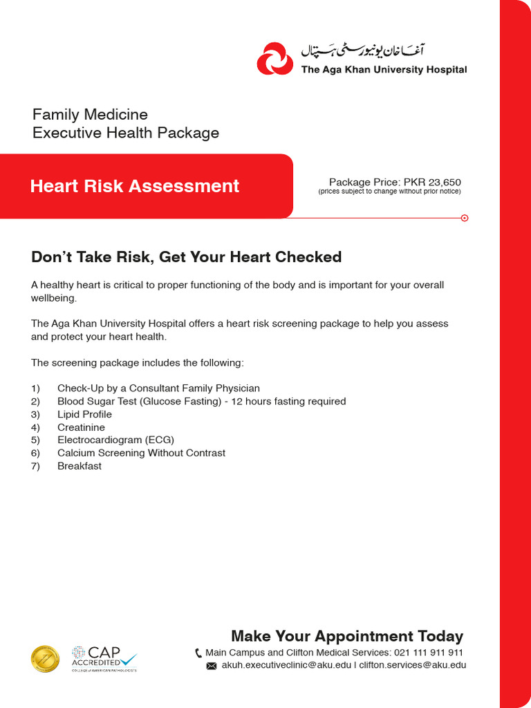 Heart Risk Assessment | PDF