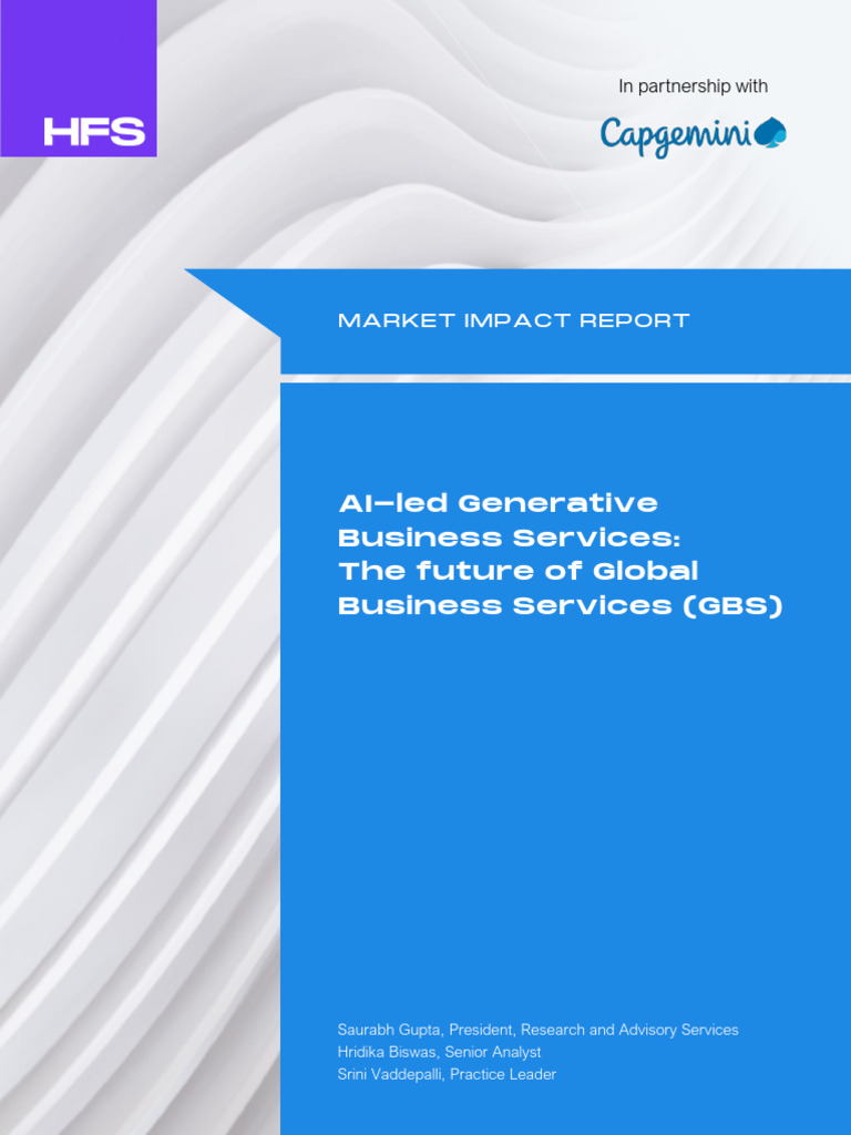 HFS MIR 2024 The Future of Gbs | PDF