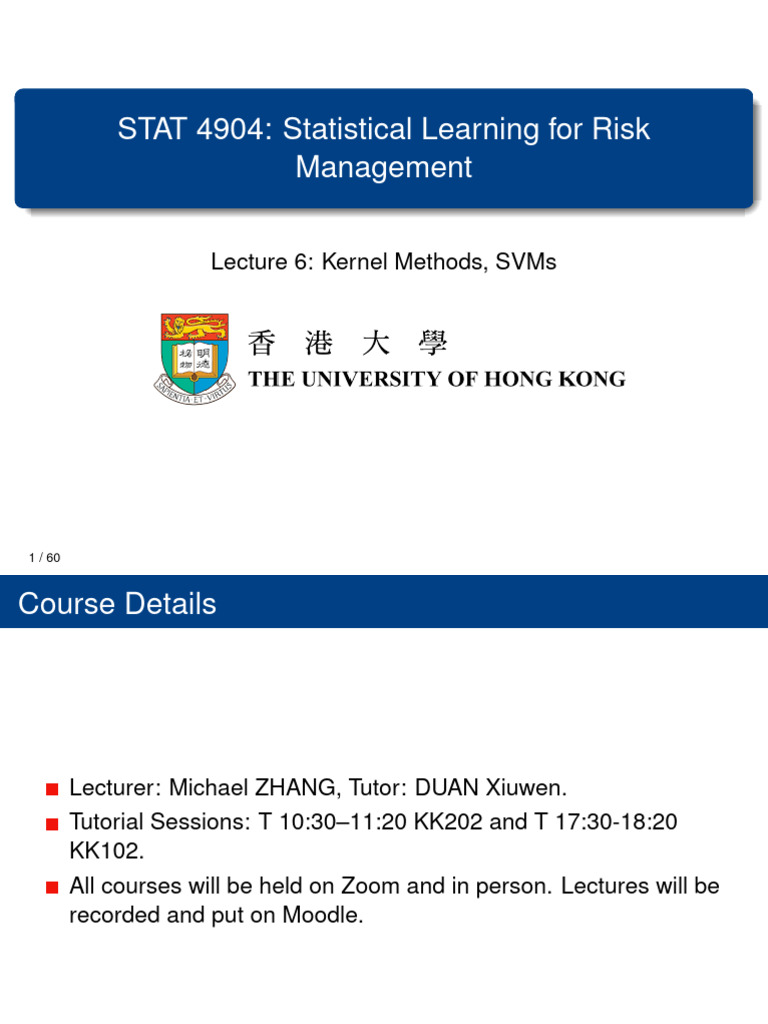 Lecture6 Kernel Methods Pdf