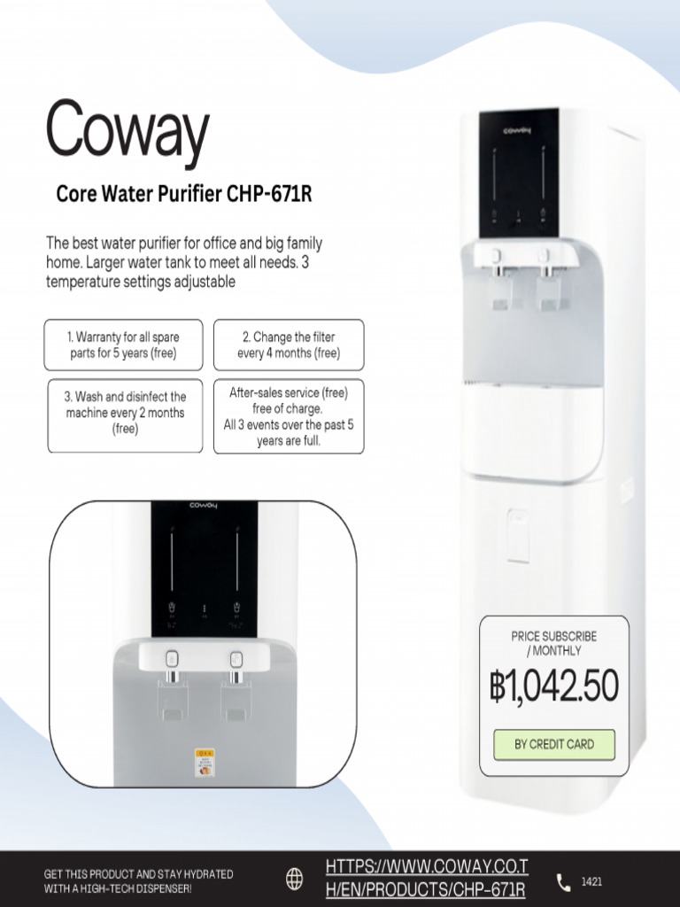 Water Dispenser Product Features | PDF