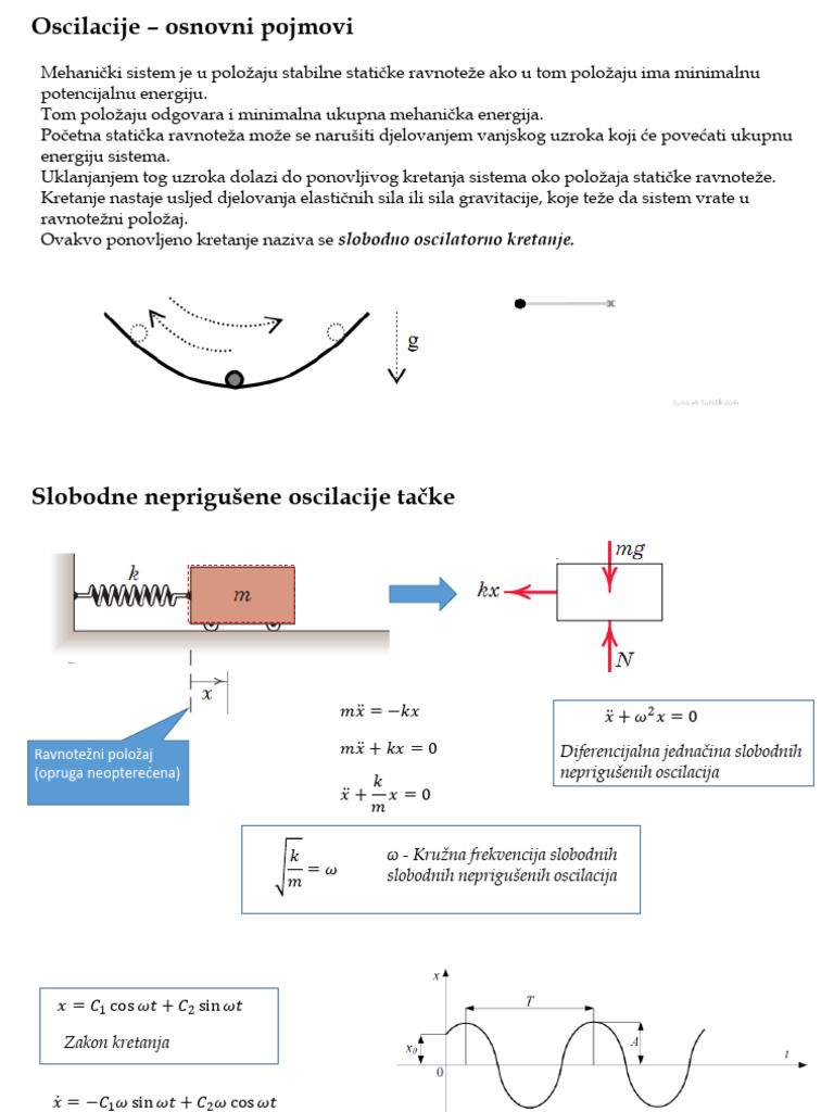 Oscilacije | PDF
