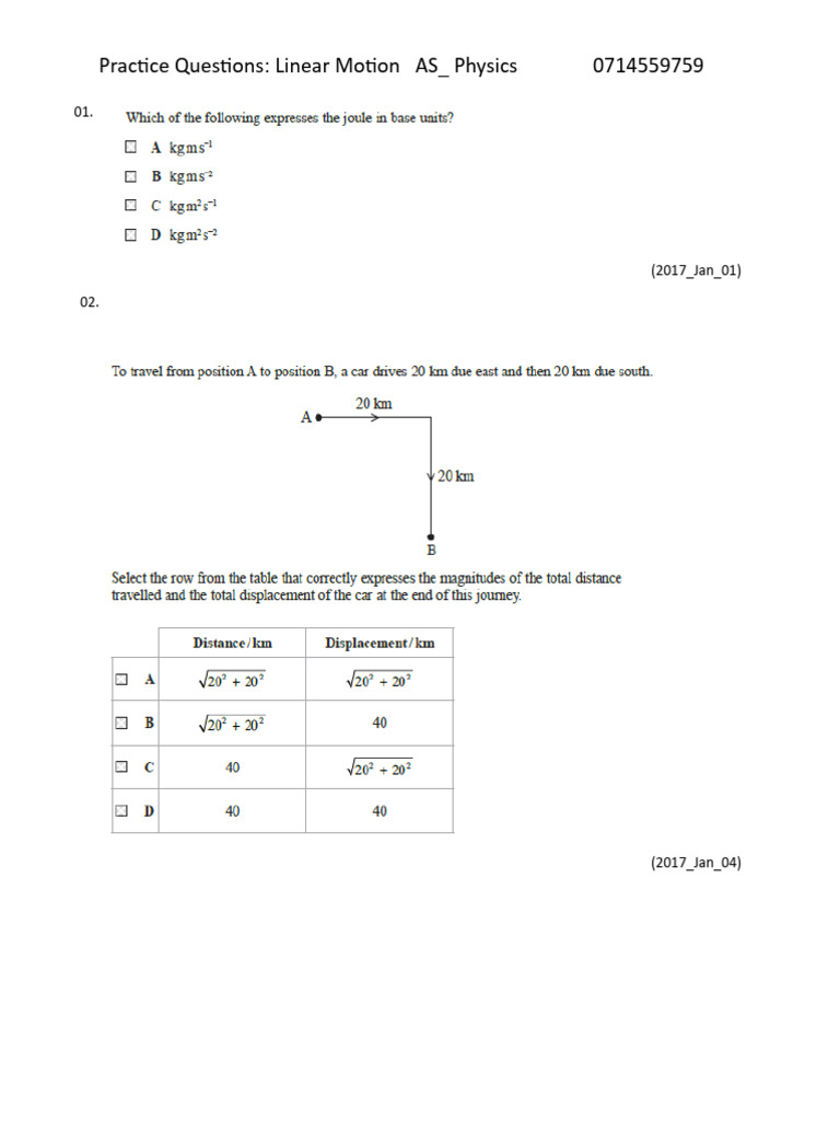 Linear - Motion | PDF