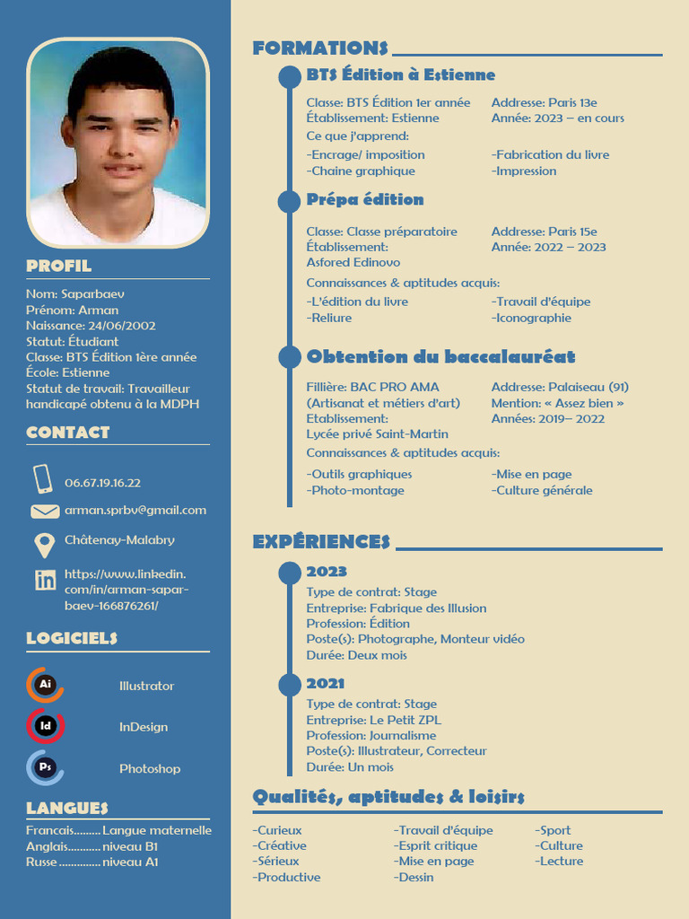 CV-Arman Saparbaev 240425 074422 | PDF