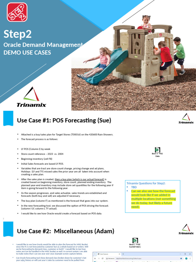Step2 Demand Management Demo Use Cases - Step2 Responses | PDF