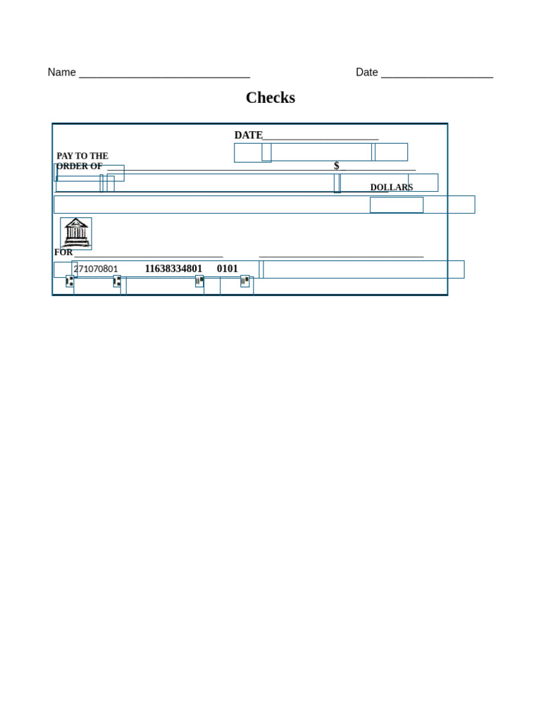Checks: Name - Date | PDF