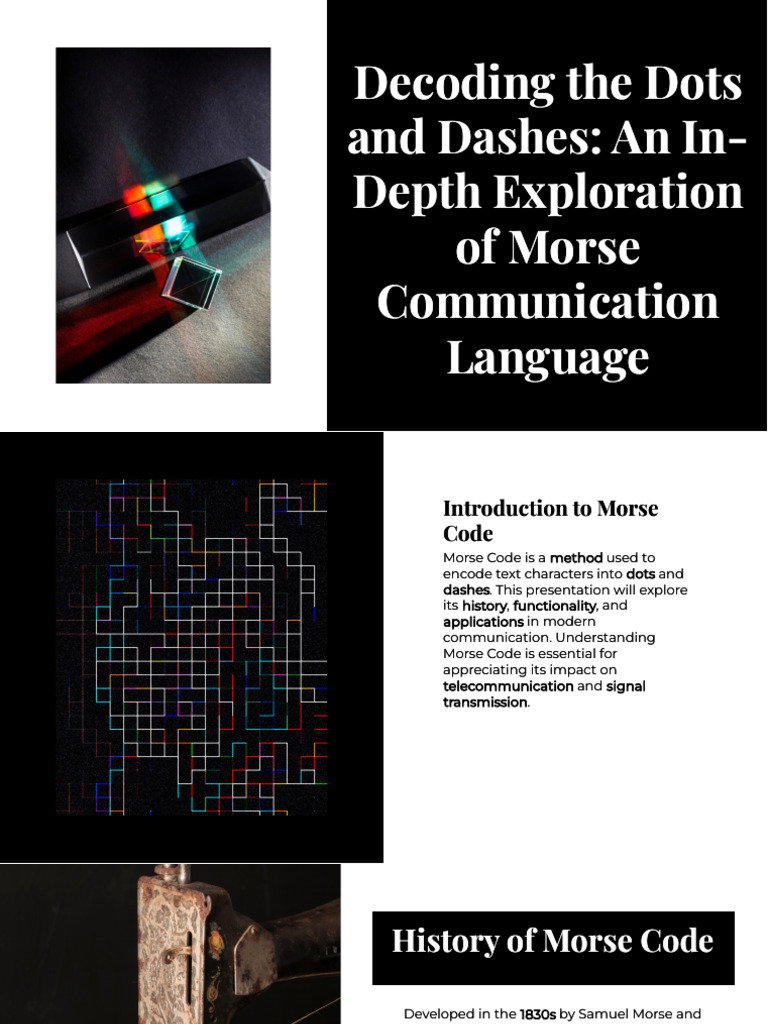 Wepik Decoding The Dots and Dashes An in Depth Exploration of Morse Communication Language ...