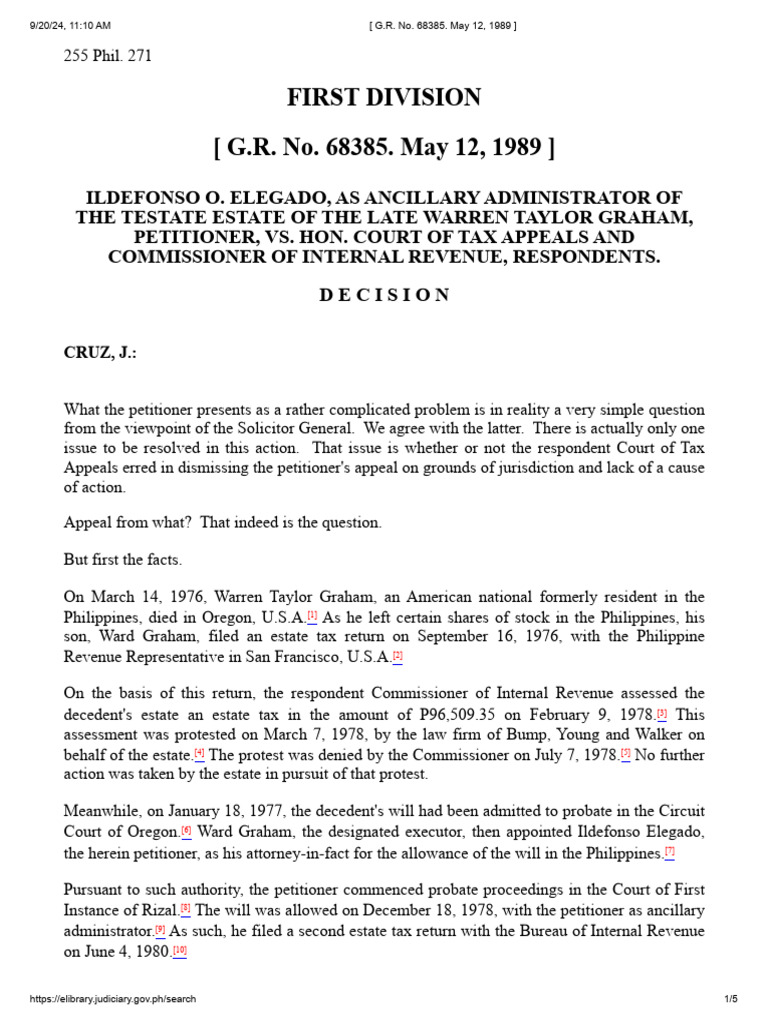 Ildefonso Elegado | PDF