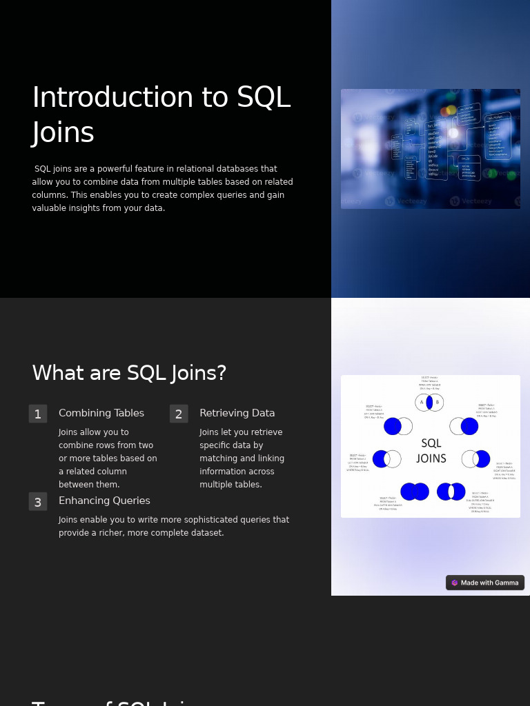 Introduction To SQL Joins | PDF
