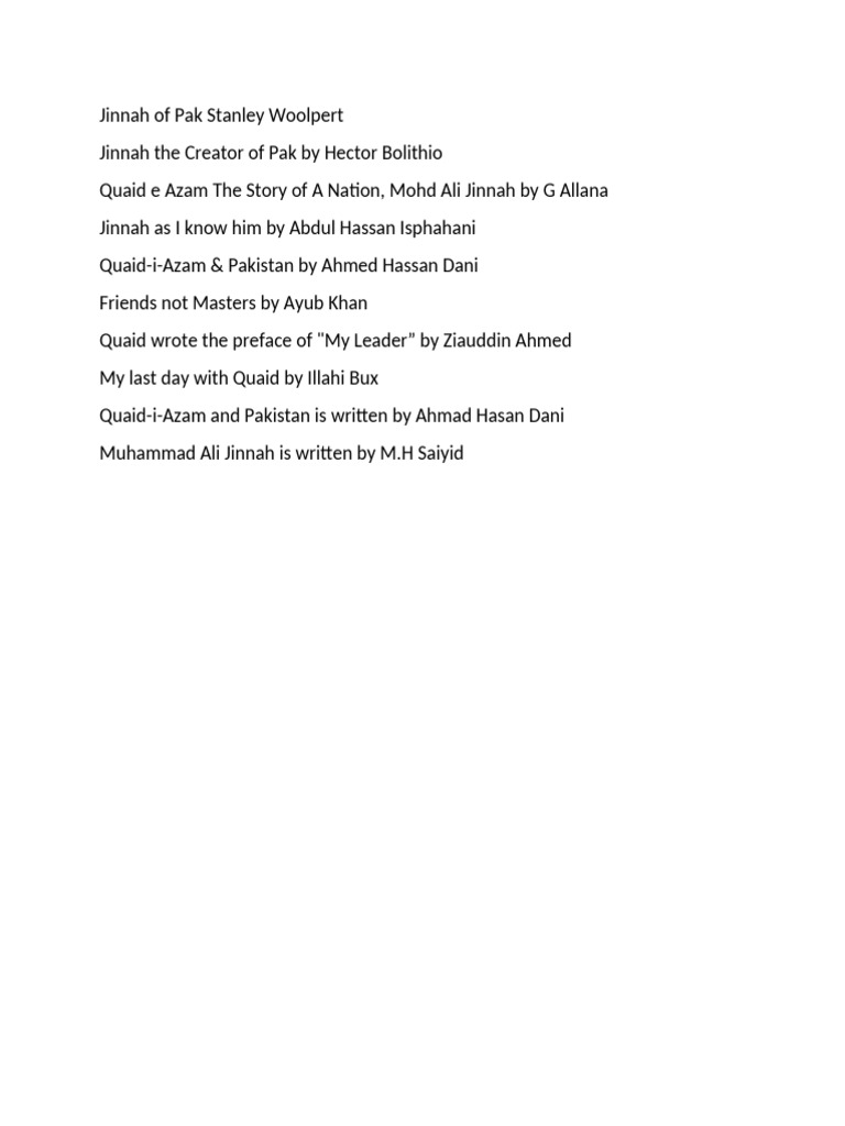 Quaid Books | PDF