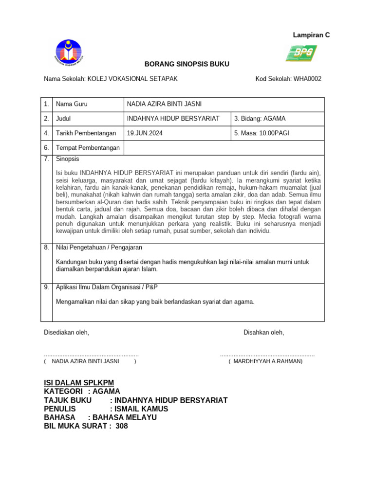 Indahnya Hidup Bersyariat | PDF