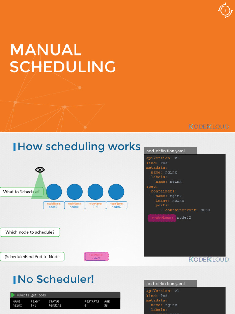 Kubernetes Scheduling | PDF
