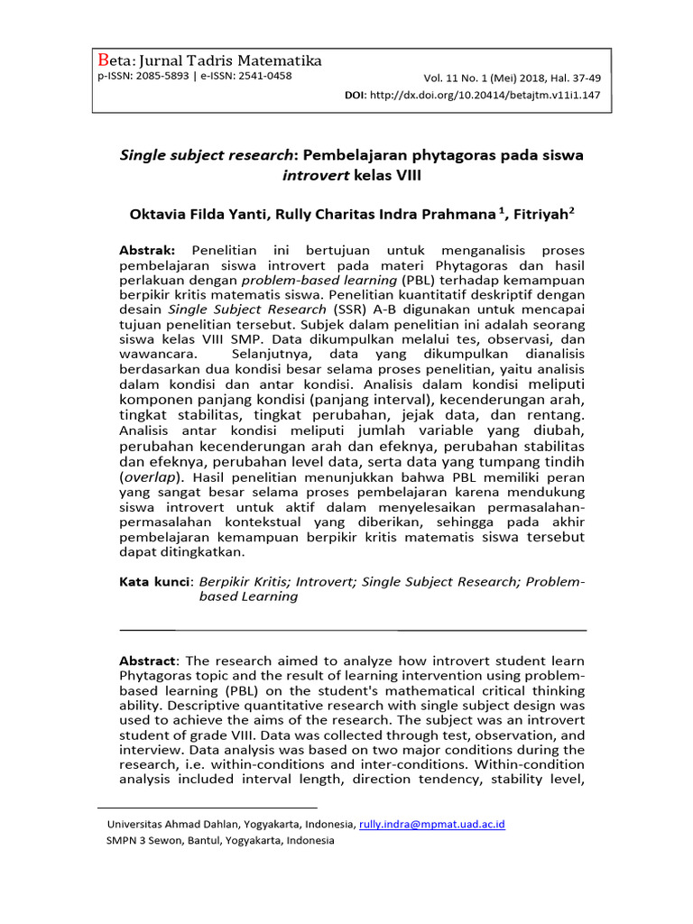 SSR - Beta - PBL | PDF