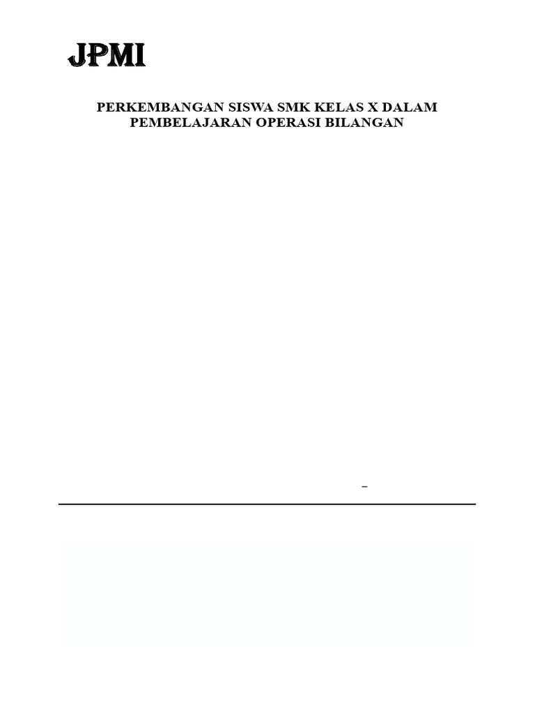 JPMI Vol 1 No 3 - 2018 | PDF