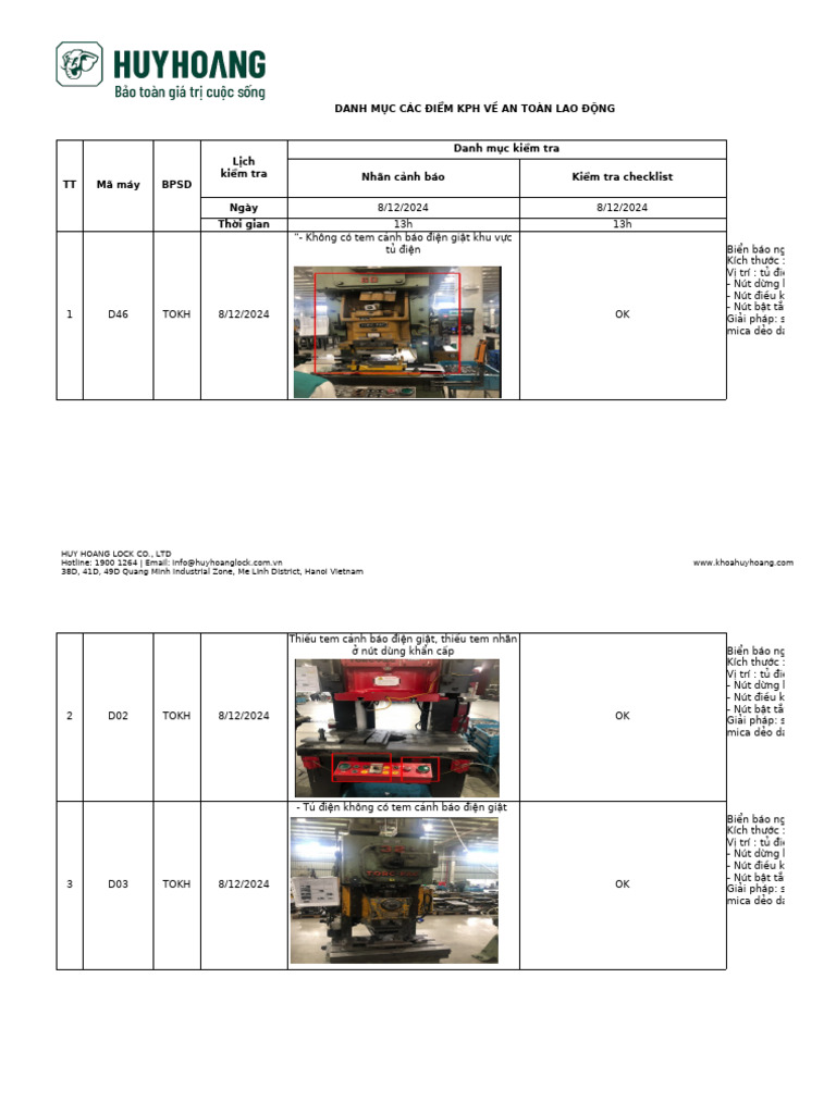 BM03.QT02.PKTCD - PhieuKiemTraThietBiHangNgay - Final - 1282024 | PDF