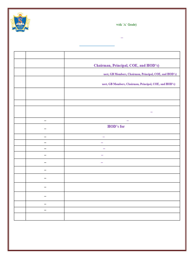 SISTK Graduation Day Schedule | PDF