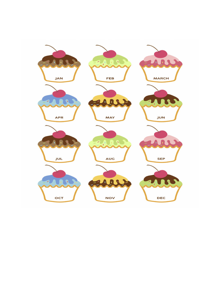 Printable Birthday Bulletin Board Cupcake Display - 1n - 6371.jpg | PDF