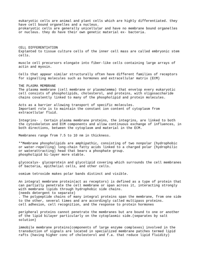 Histology Notes | PDF