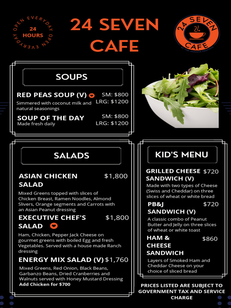New Cafe Menu | PDF