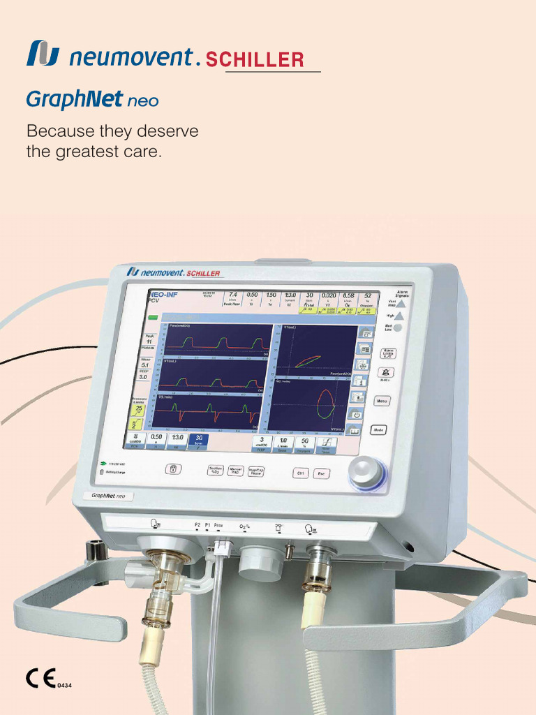 Schiller Graphnet Neo Neonatal Ventilator | PDF