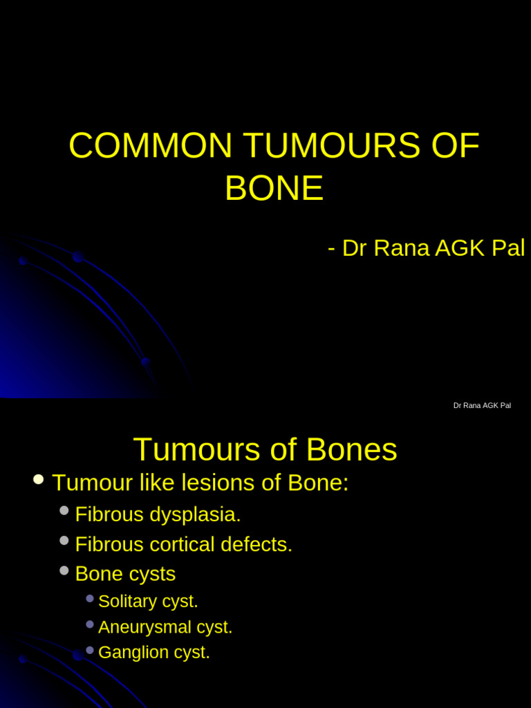 Bone Tumors | PDF | Bone | Cancer
