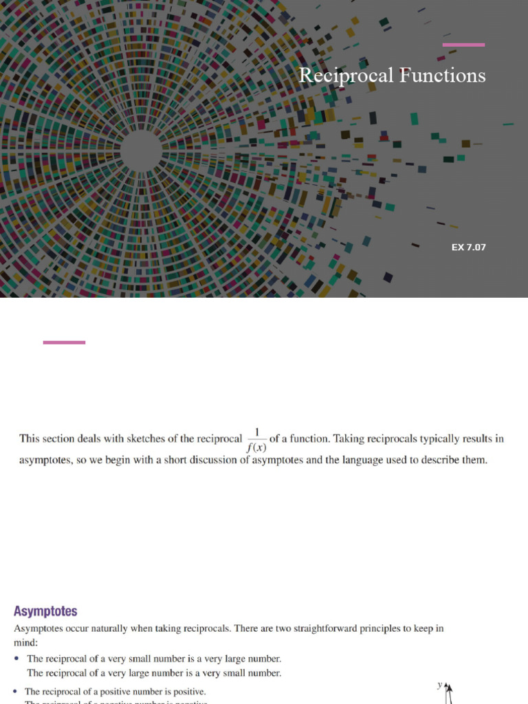 Reciprocal Functions | PDF