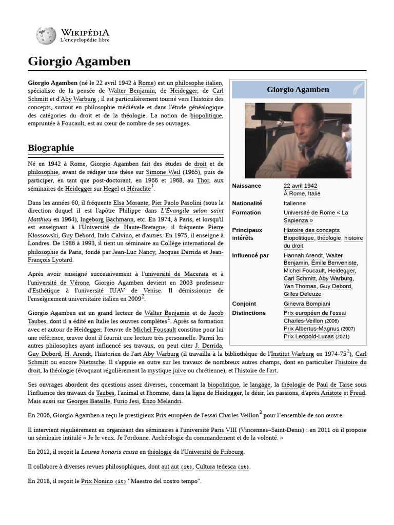 Giorgio Agamben | PDF