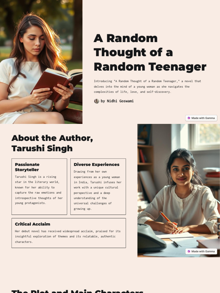 A Random Thought of A Random Teenager - NG | PDF