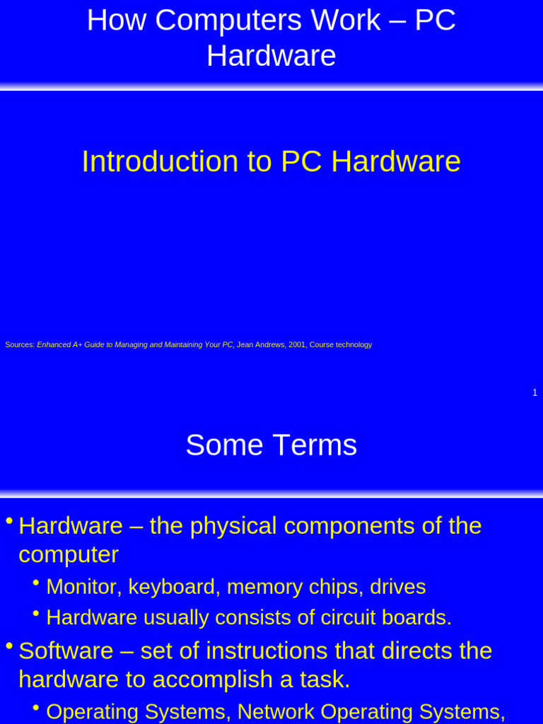 How Computers Work - PC Hardware | PDF
