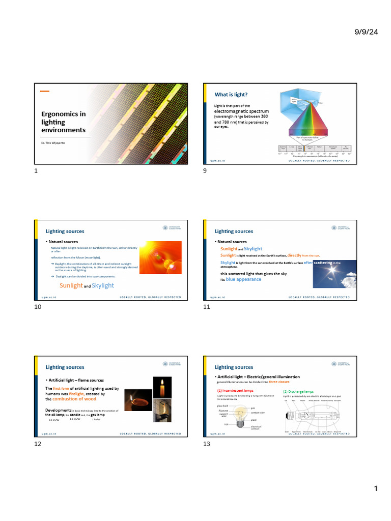 05 Ergonomics of Lighting | PDF