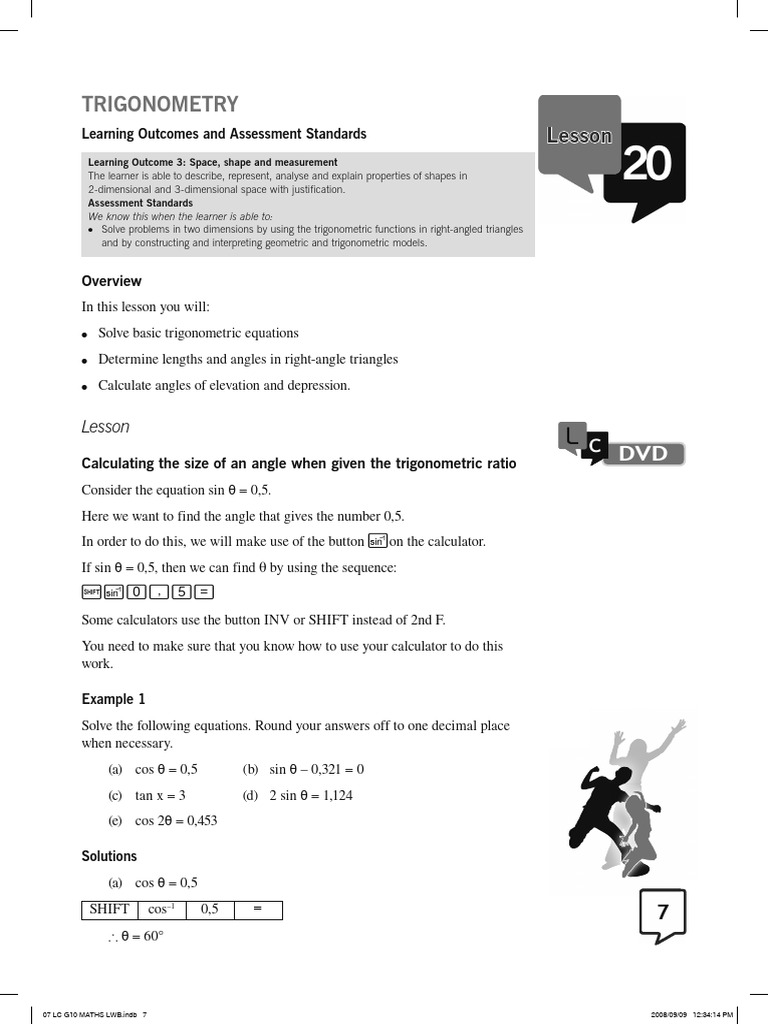 GR10 - Basic Trig | PDF