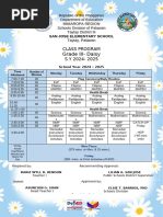 Class Program 2023 2024 | PDF
