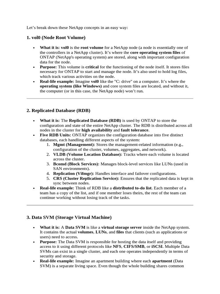 Netapp Admin Component | PDF