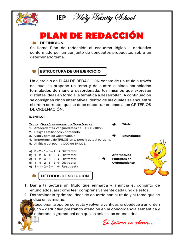 Plan de Redaccion | PDF