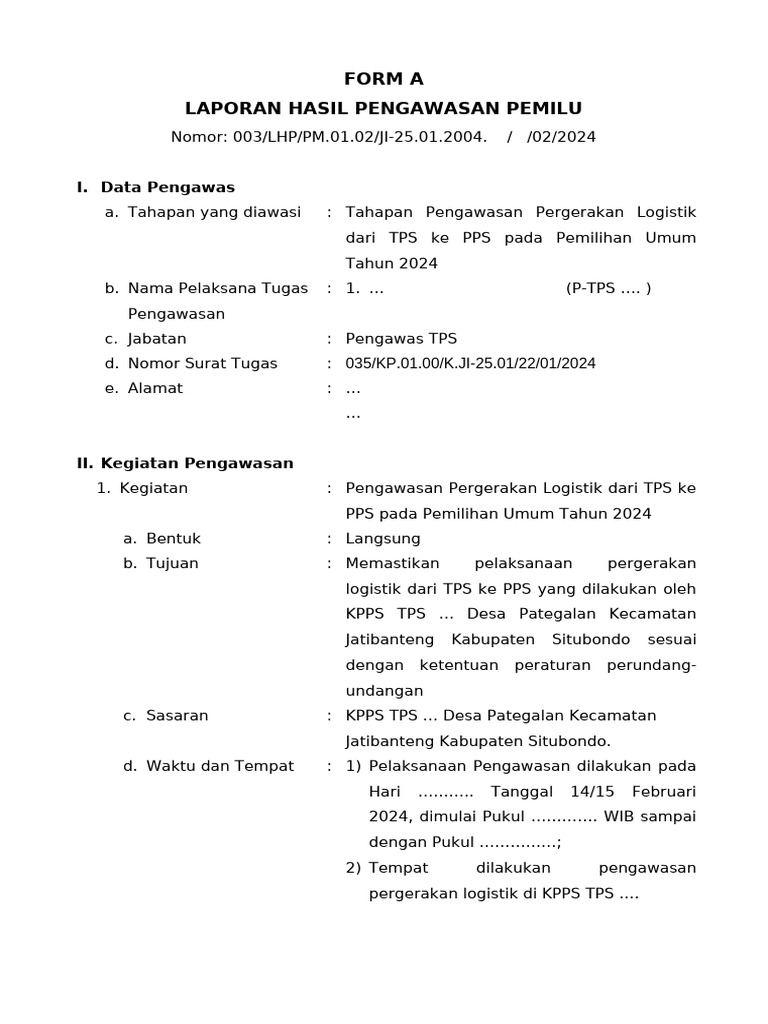 FORM A 003 - TEMPLATE - PTPS - GERAK LOGISTIK TPS Ke BALAI DESAatauKEL ...