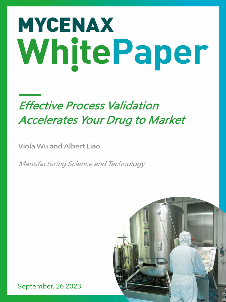 Effective Process Validation | PDF