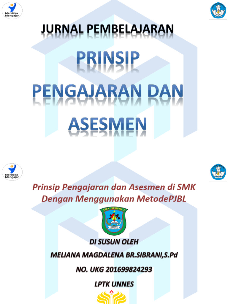 Jurnal Pembelajaran Dan Asesmen Dengan Menggunakan Metode PJBL BP | PDF