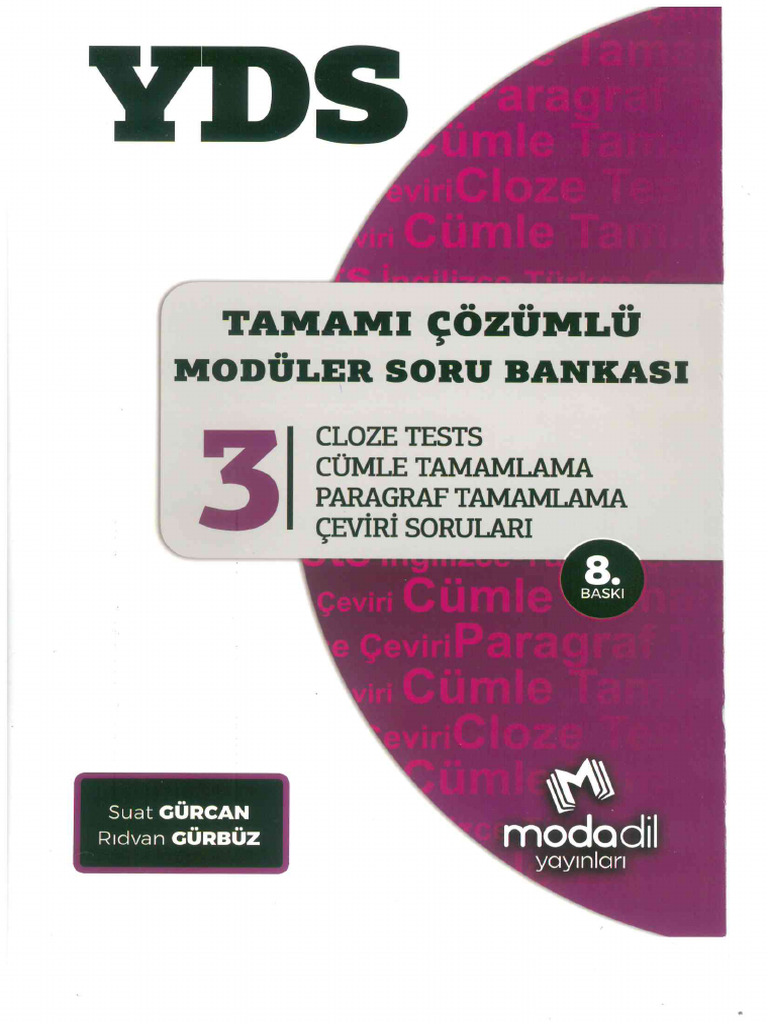 Modadi̇l Yds 3.soru Bankasi 2022 | PDF