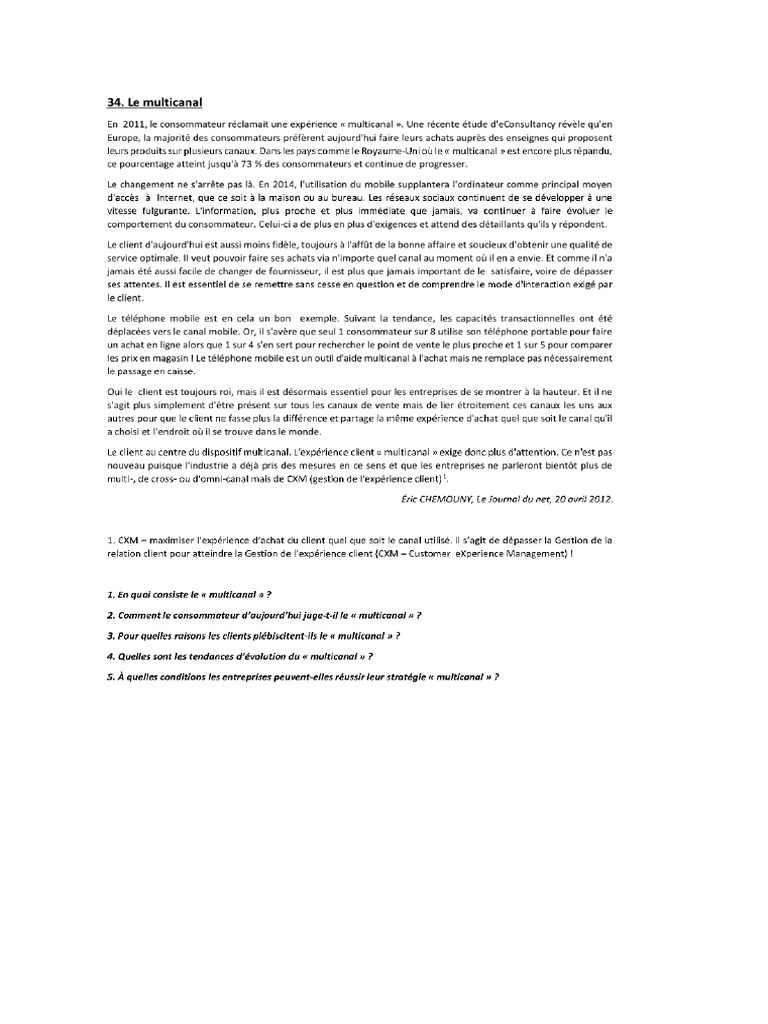 Exercice 8 - Enoncé | PDF