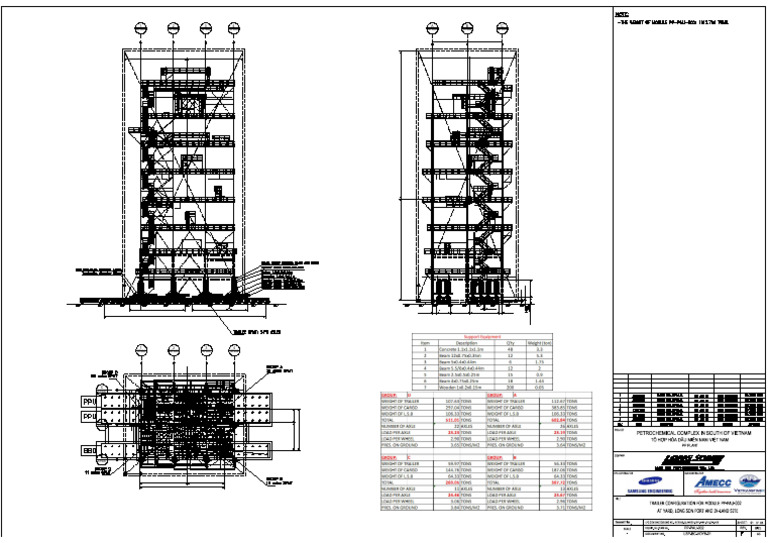 1.trailer Configuration For Pp-Pau-002 Module in Yard - Long Son Port ...