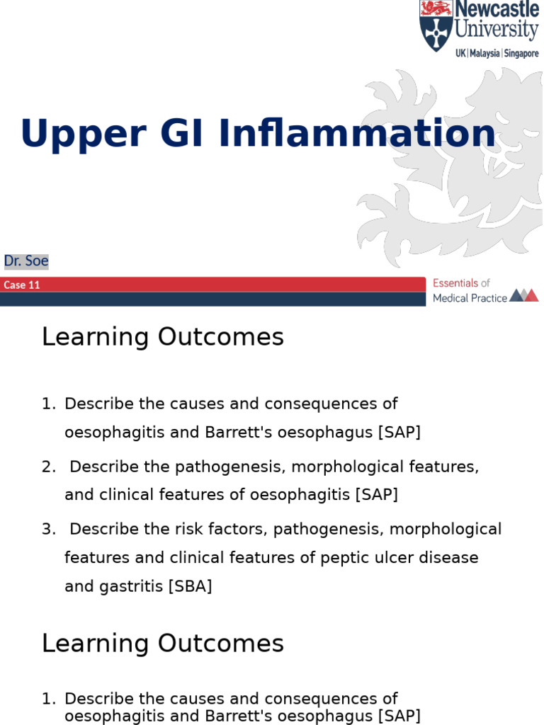 Upper GI Inflammation - 2024 | PDF