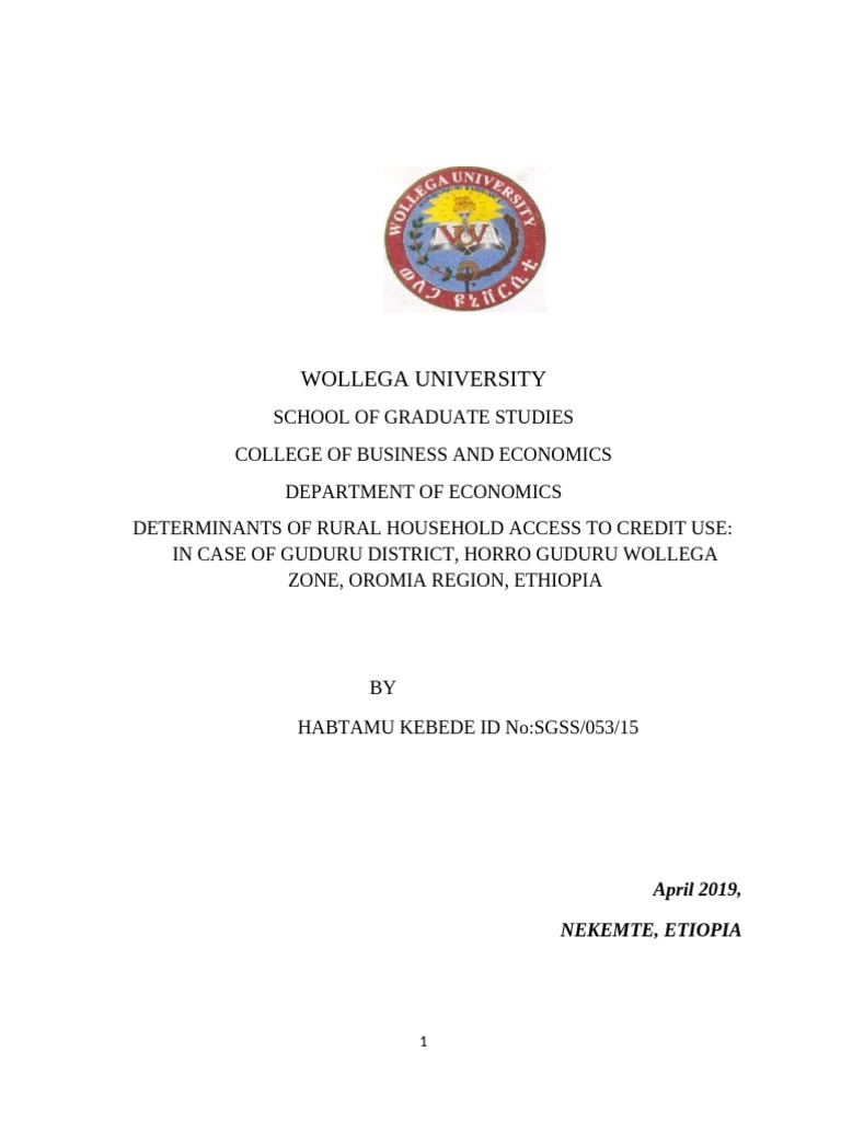 Habtamu Final MSC Thesis | PDF
