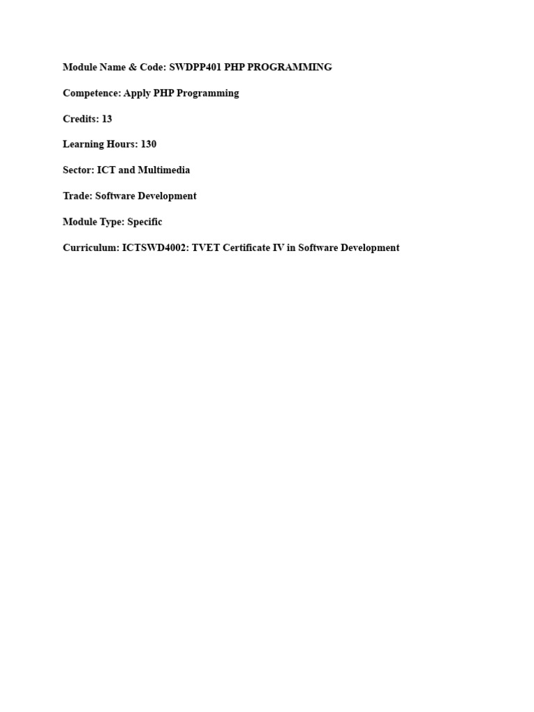 PHP Programming 3 | PDF