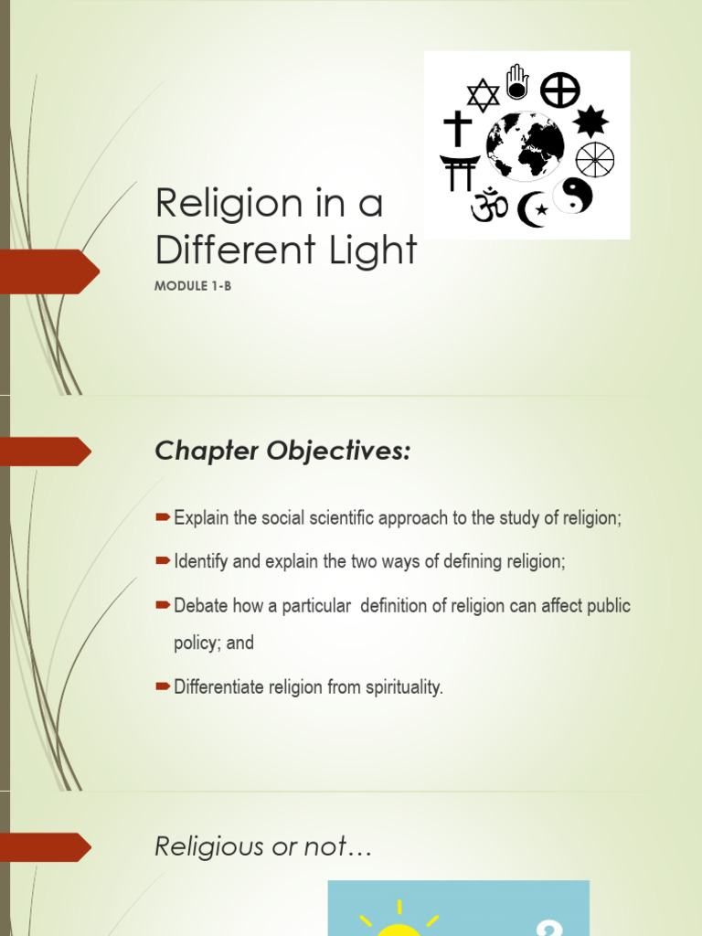 Module 1 B Religion in A Different Light | PDF | Social Science ...