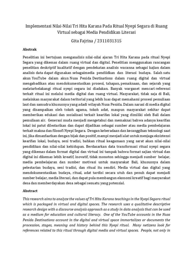 Tri Hita Karana | PDF